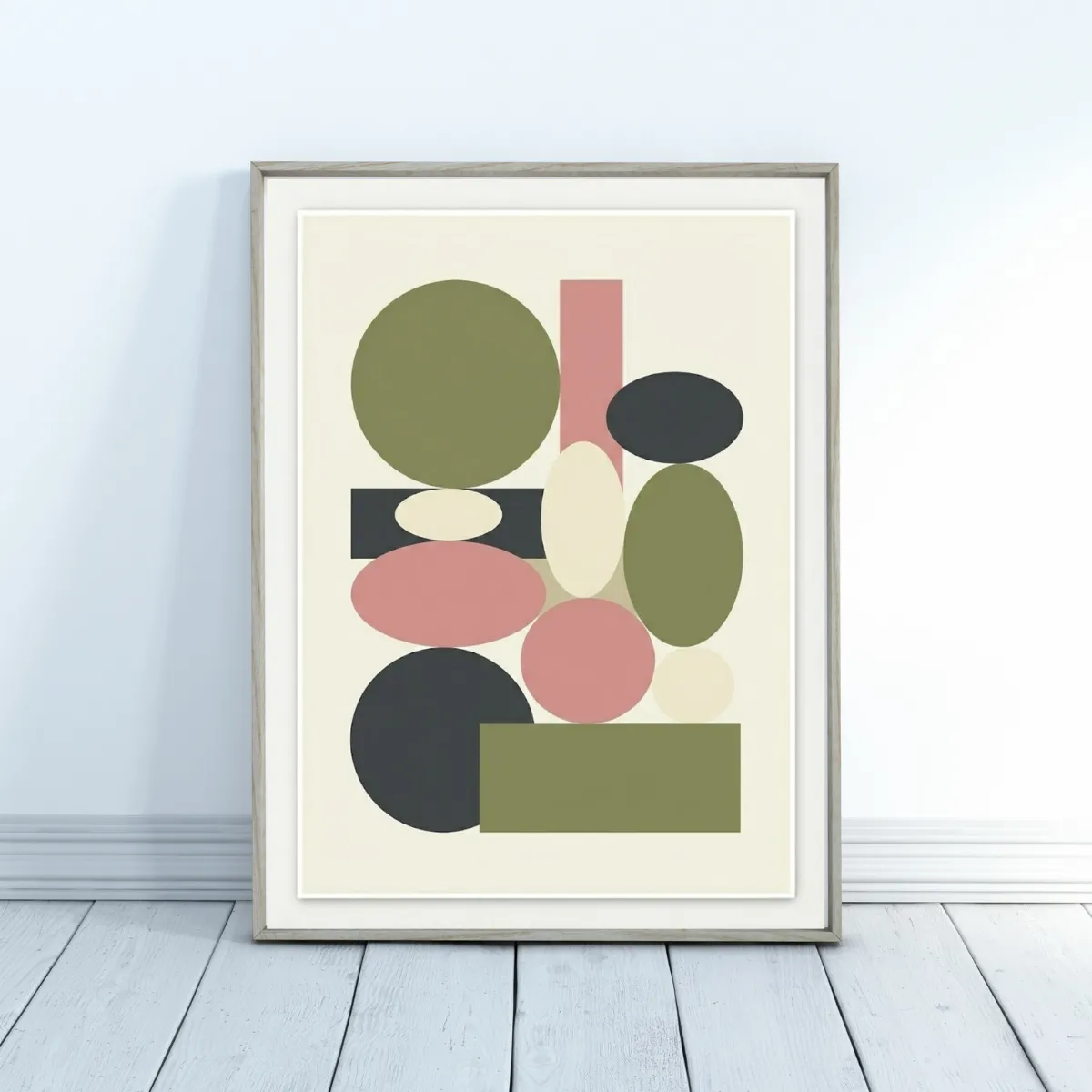 Geometrijska igra krugova poster - DigiSvet